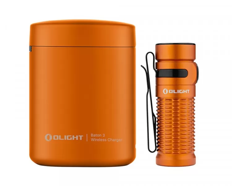 Olight Baton 3 Orange Premium Edition | Официальный магазин Олайт в РФ